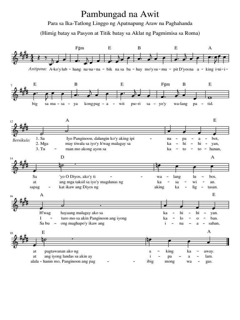 Mga Himig NG Pasyon 3 | PDF