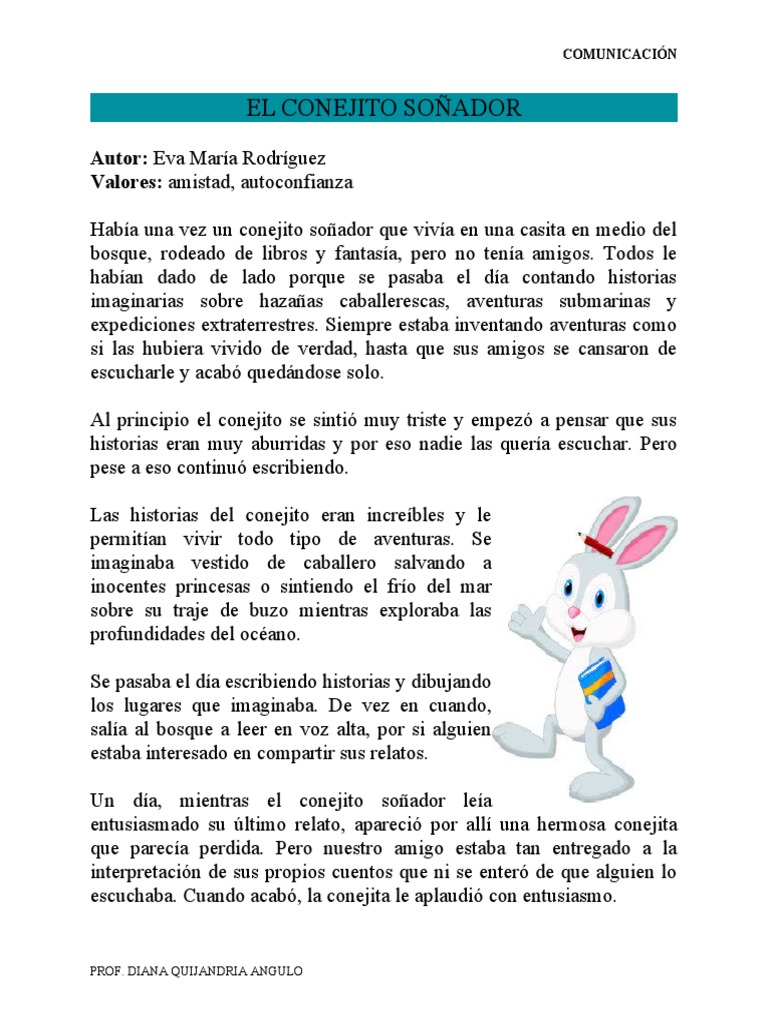 Clase Virtual I - El Conejito | PDF | Ficción general