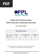Monthly HSE Performance Report | PDF | Safety | Transport