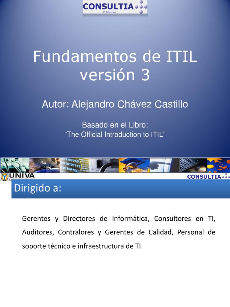 Fundamentos De Itil V3 Pdf Itil It Service Management