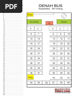 Denah Tempat Duduk Bus | PDF