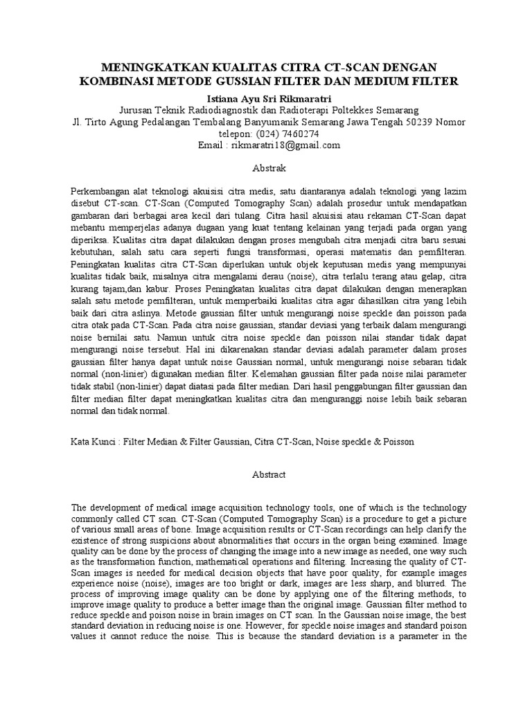 Template Penulisan Artikel Ilmiah | PDF