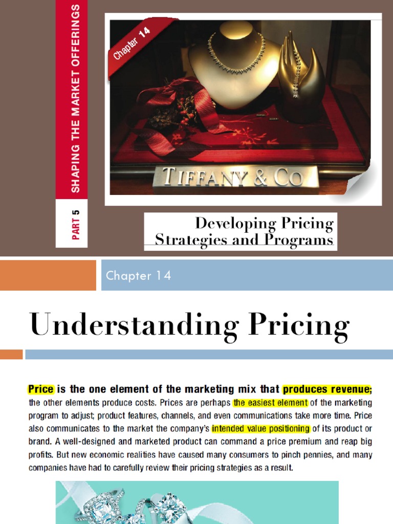 Chapter 14 (Developing Pricing Strategies and Programs) | PDF | Pricing ...