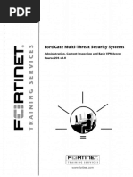 Fortinet Fortigate Cli Cheatsheet | PDF | Router (Computing) | Booting