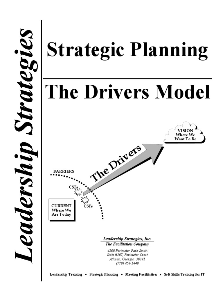 Drivers Model Strategy | Goal | Strategic Planning
