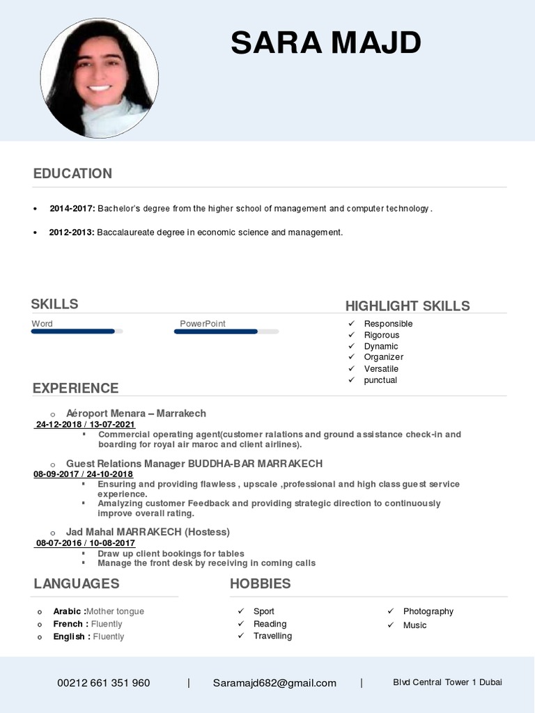 CV Sara | PDF