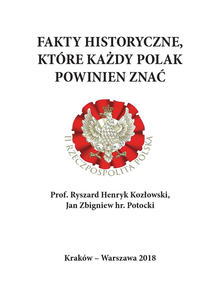 Fakty Historyczne Ktore Kazdy Polak Powinien Znac | PDF Fakty Historyczne Ktore Kazdy Polak Powinien Znac | PDF