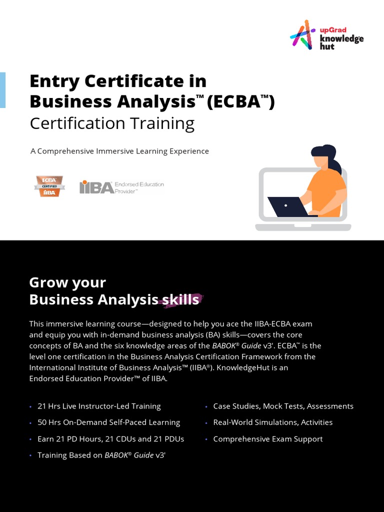 Entry Certificate in Business Analysis (Ecba) | PDF | Business Analysis ...