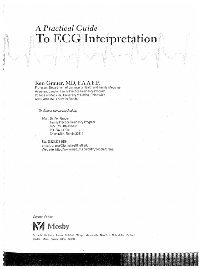 Pratical Guide To Ecg Interpretation | PDF