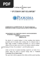 PYTHON Training Report PDF | PDF | Scope (Computer Science) | Parameter ...