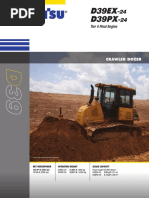 Komatsu D39 Dozer Specifications | PDF | Engines | Transmission (Mechanics)