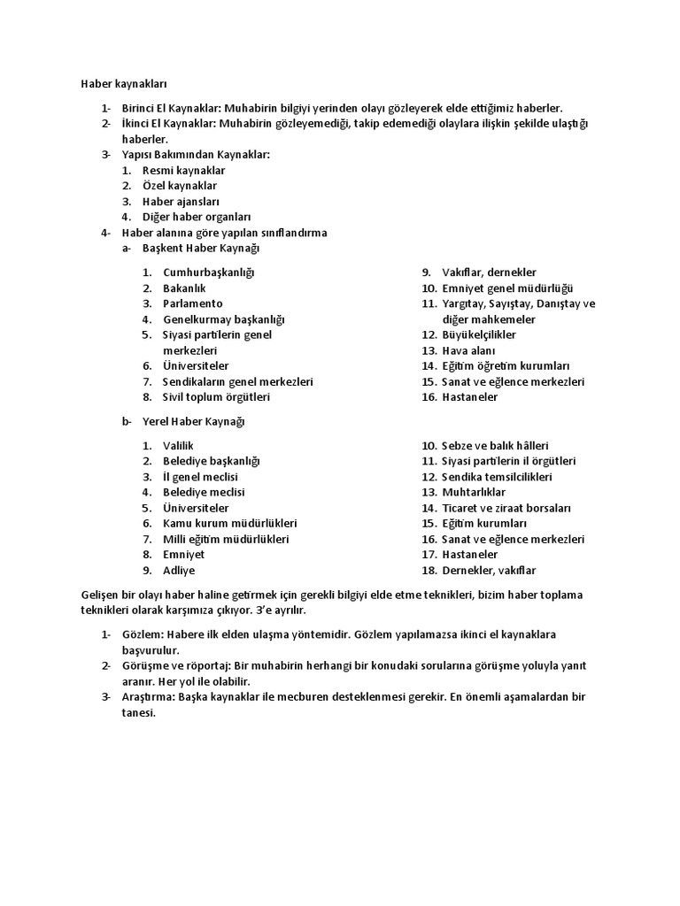 Htyt Ders Notları | PDF