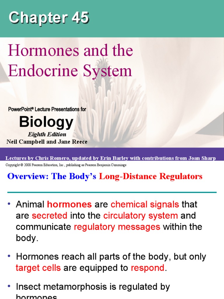 Hormones and The Endocrine System: Biology | PDF | Cell Signaling ...