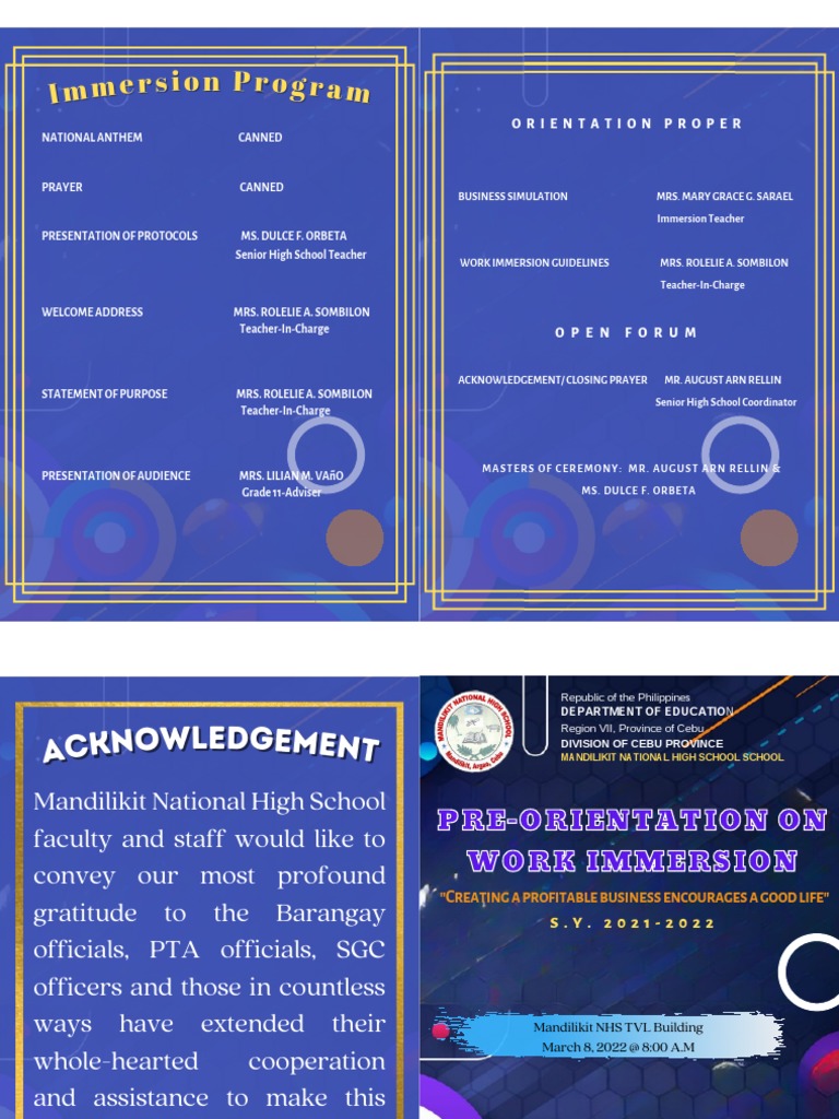 Pre Orientation Revised | PDF