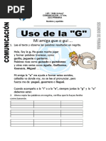 Cuadernillo G Gu Gü | PDF