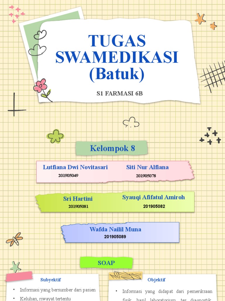 Swamedikasi Batuk | PDF