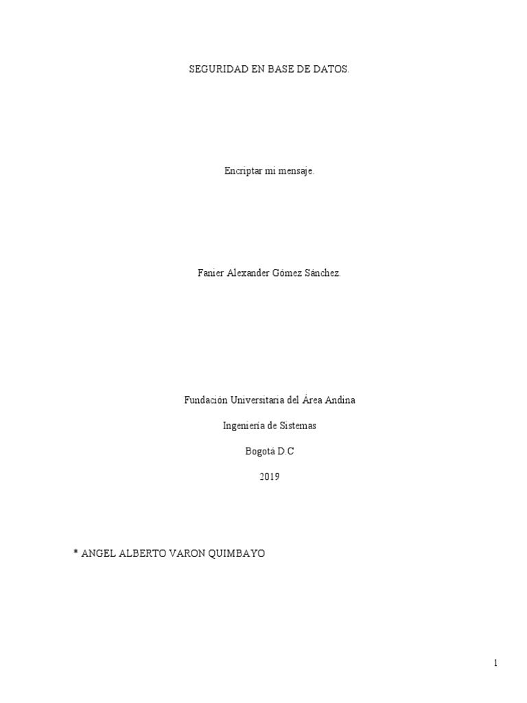 Seguridad en Bases de Datos Eje3 | PDF | Contraseña | Archivo de ...