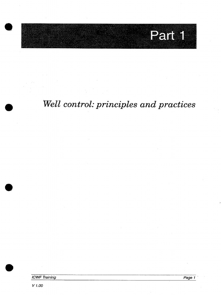 Shell Well Control Manual | PDF