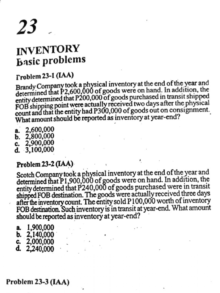 INVENTORY | PDF