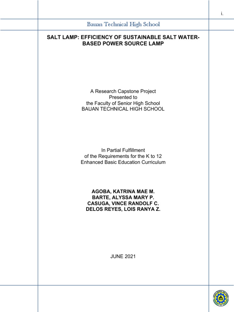 Stem B Group 9 Final Capstone Paper 5 1 PDF | PDF | Anode | Cathode