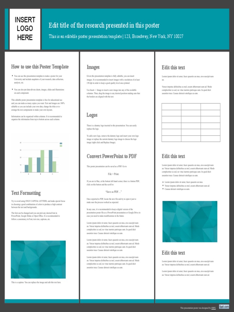 Editable University Poster Template | PDF | Communication Design ...