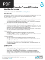 Taking Good IEP Meeting Minutes | PDF | Individualized Education ...