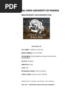 Beauty Salon Company Profile Sample | PDF | Luxury Goods | Brand