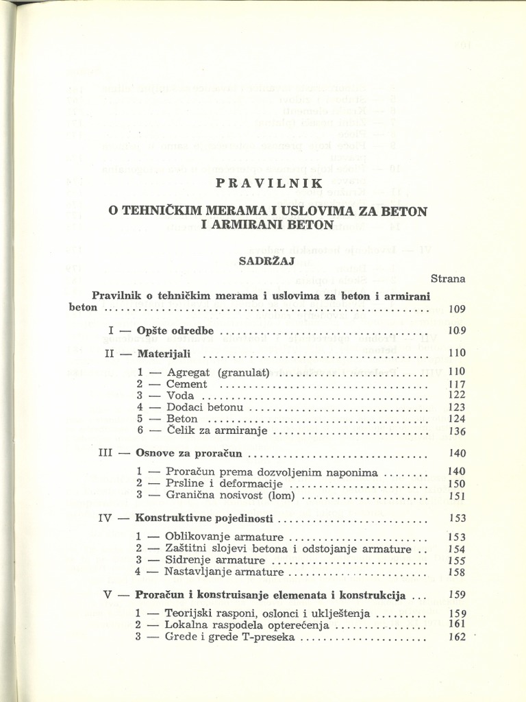 Zbirka Tehnickih Propisa U Gradjevinarstvu 1977 - Dio 7 - Pravilnik o ...