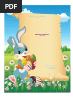 Corciovei Proiect Didactic Povestea Iepurasului de Paste PDF | PDF