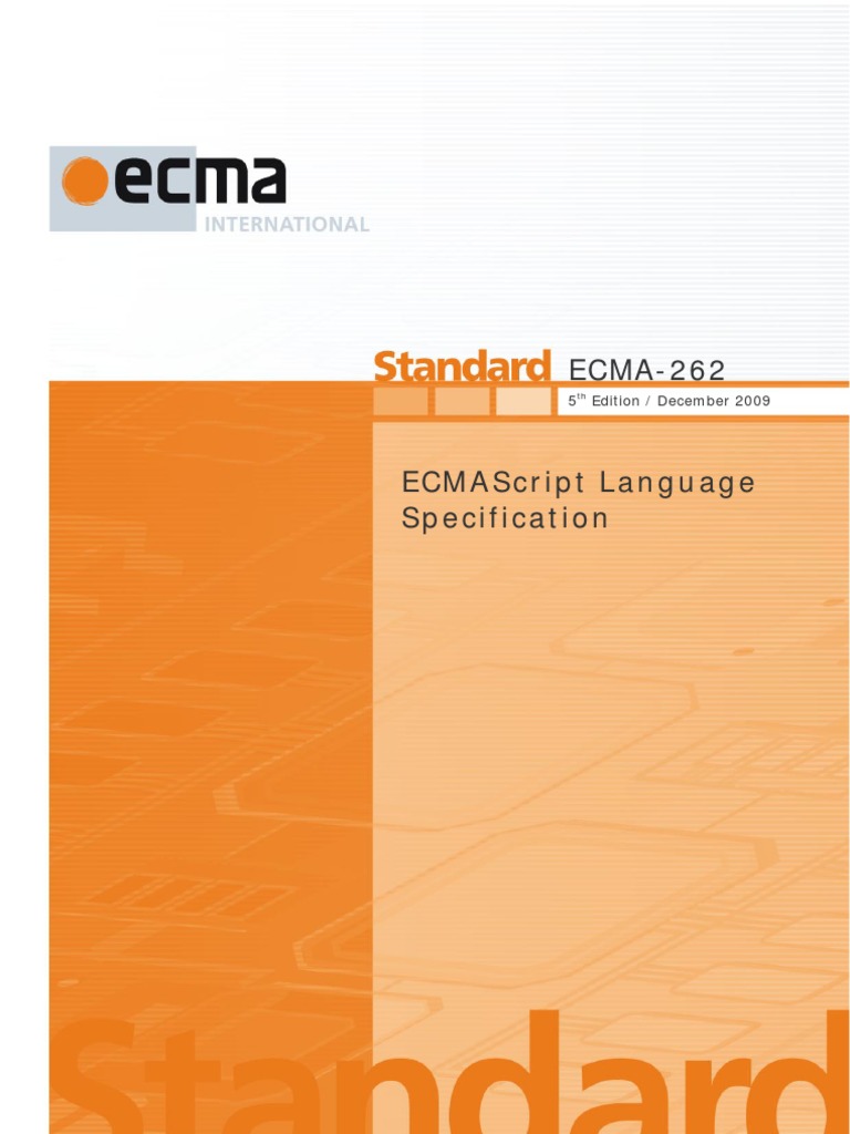 Ecma 262 | PDF