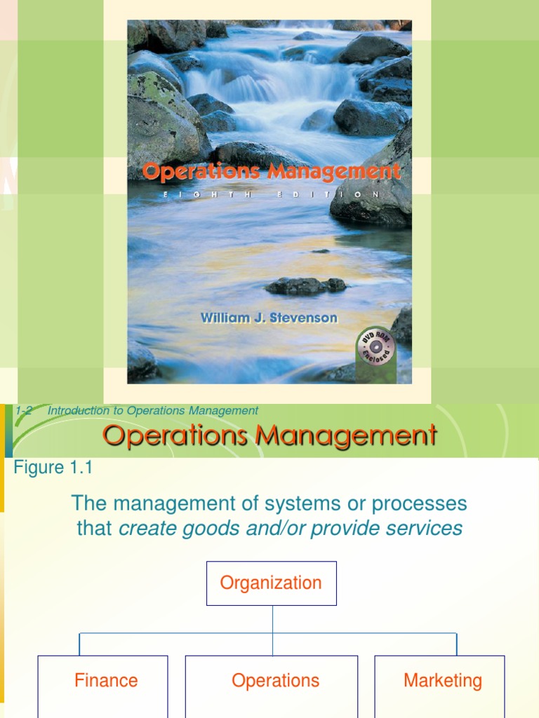 Operations Management: William J. Stevenson | PDF | Operations ...