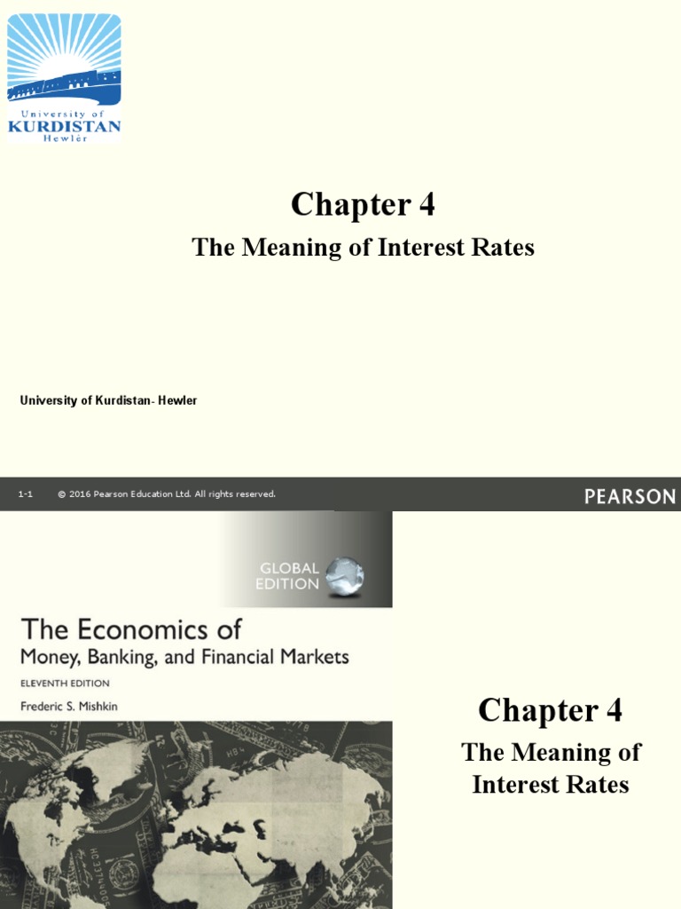 Week 3-Meaning of Interest Rates | PDF | Bonds (Finance) | Yield (Finance)