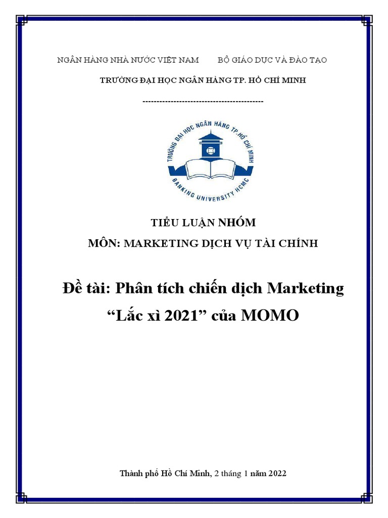 123doc Imc Plan Chien Dich Lac Xi Cua Momo 2021 | PDF