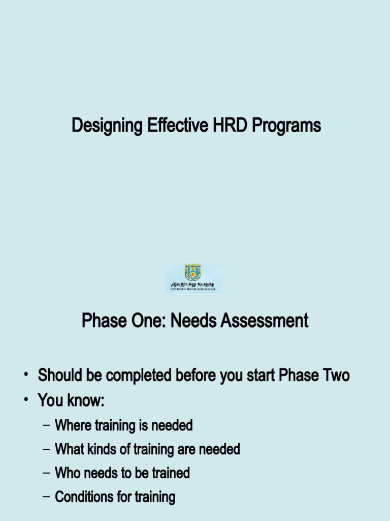 Lecture 5 Designing HRD Programs | PDF | Simulation | Expert