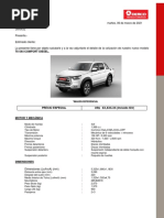 Foton Ficha Tecnica Aumark S 6 Ton V2023 | PDF | Eje | Sistema de freno antibloqueo