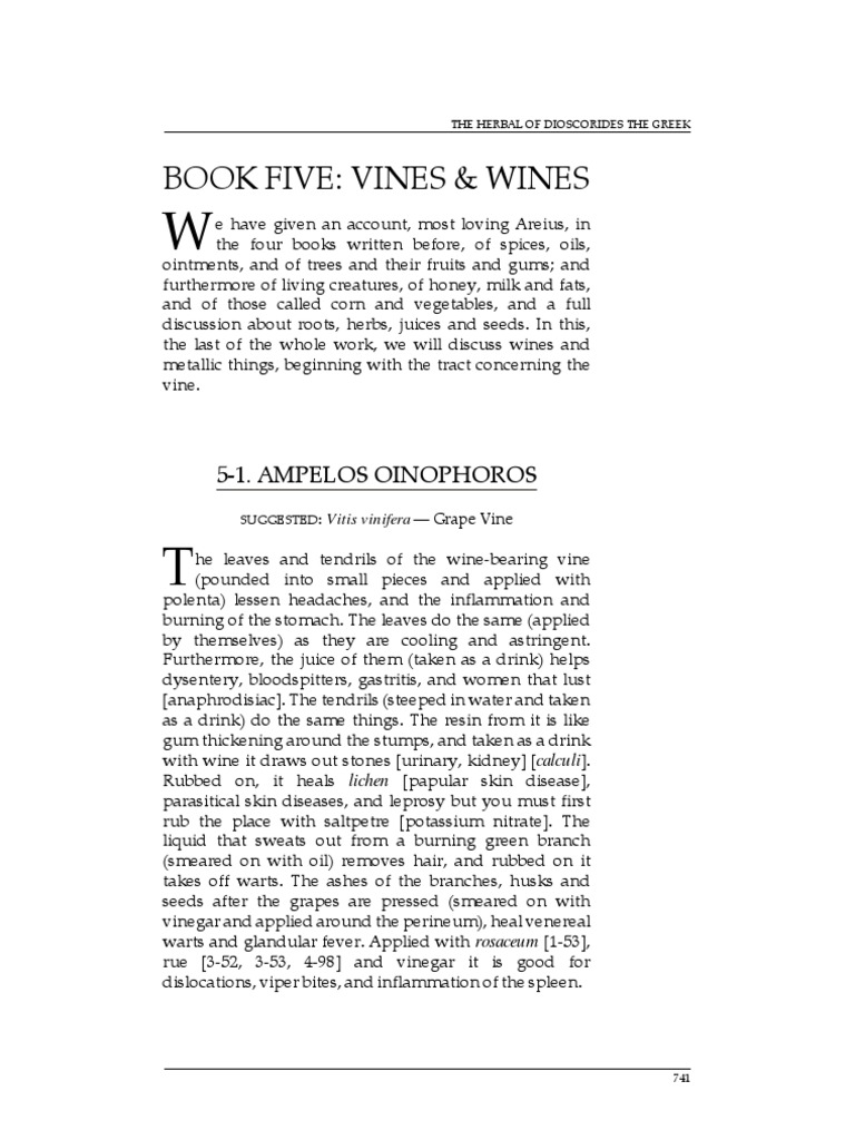 Book Five Wines | PDF | Vitis | Grape