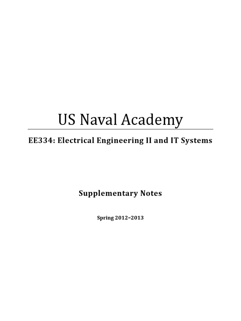 Electrical Engineering II Notes | PDF | Logic Gate | Modulation