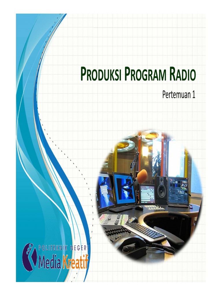 Produksi Program Radio 01 | PDF | Journalism | News