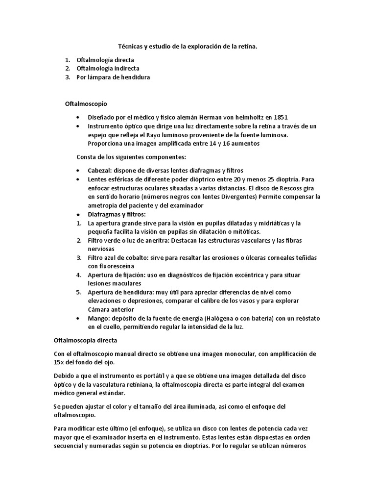 Oftalmos | PDF | Ojo humano | Óptica