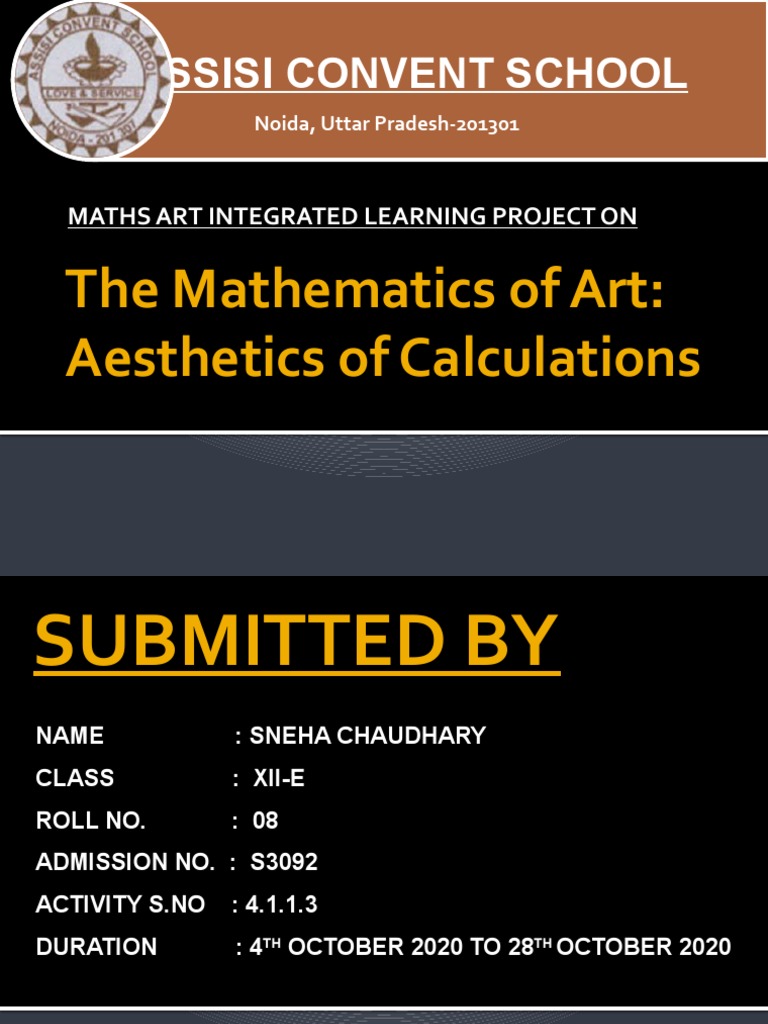 Maths Art Integration Project | PDF | Mathematics | Geometry