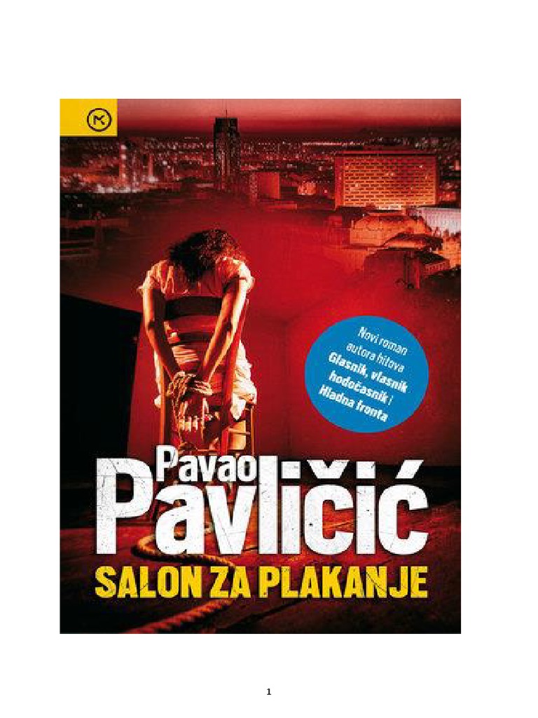Pavao Pavličić - Salon Za Plakanje | PDF