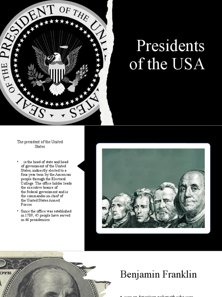 Presidents of The USA | PDF | American Government | Presidents Of The ...