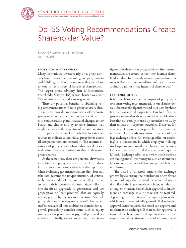 CGRP13 - Do ISS Voting Recommendations Create Shareholder Value ...