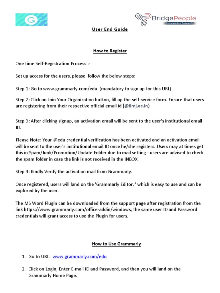 User End Guide: @iimj - Ac.in | PDF | Microsoft Word | User (Computing)