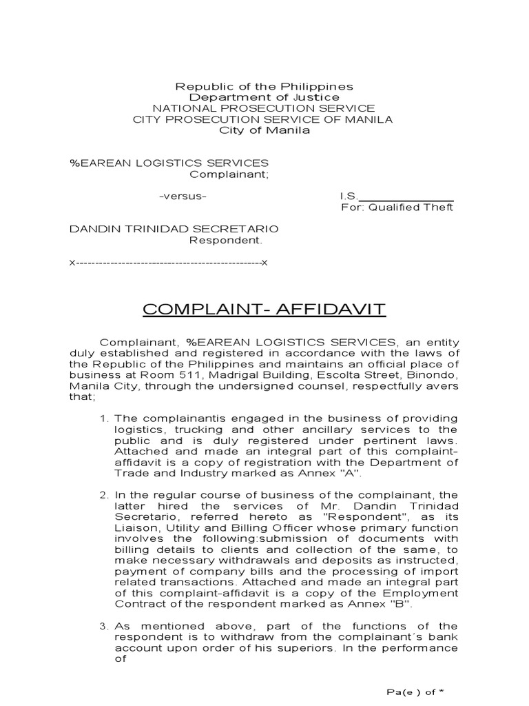 Qualified Theft Case | Download Free PDF | Theft | Common Law