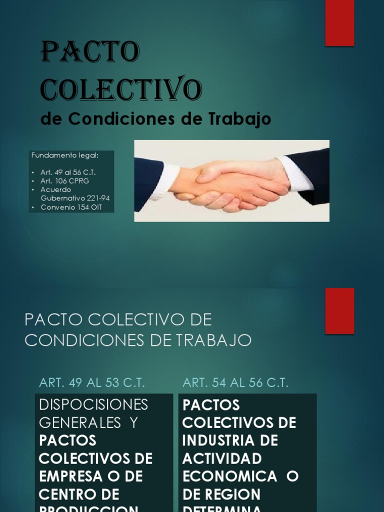 Pacto Colectivo de Condiciones de Trabajo II - Licda Aury López | PDF ...