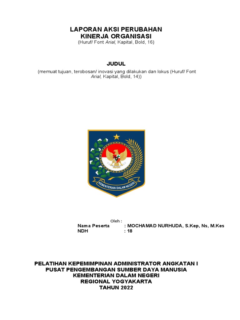 Rencana Aksi Perubahan Pdf