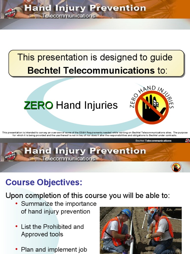 Hand Injury Prevention | PDF | Wire | Tools