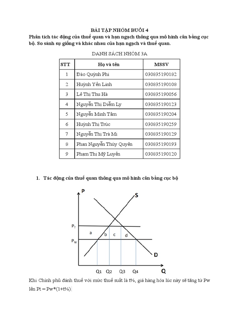 (NHÓM 3A) BÀI TẬP NHÓM BUỔI 4 | PDF