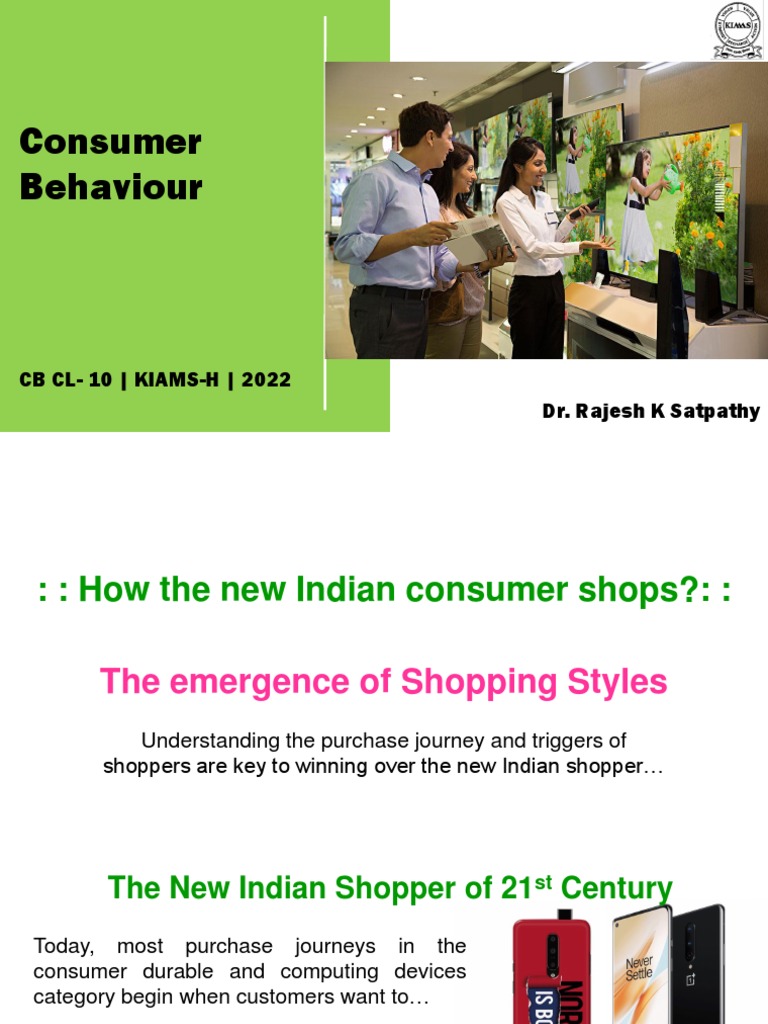 10 CB Emergence of Shopping Styles | PDF | Brand | Business Economics